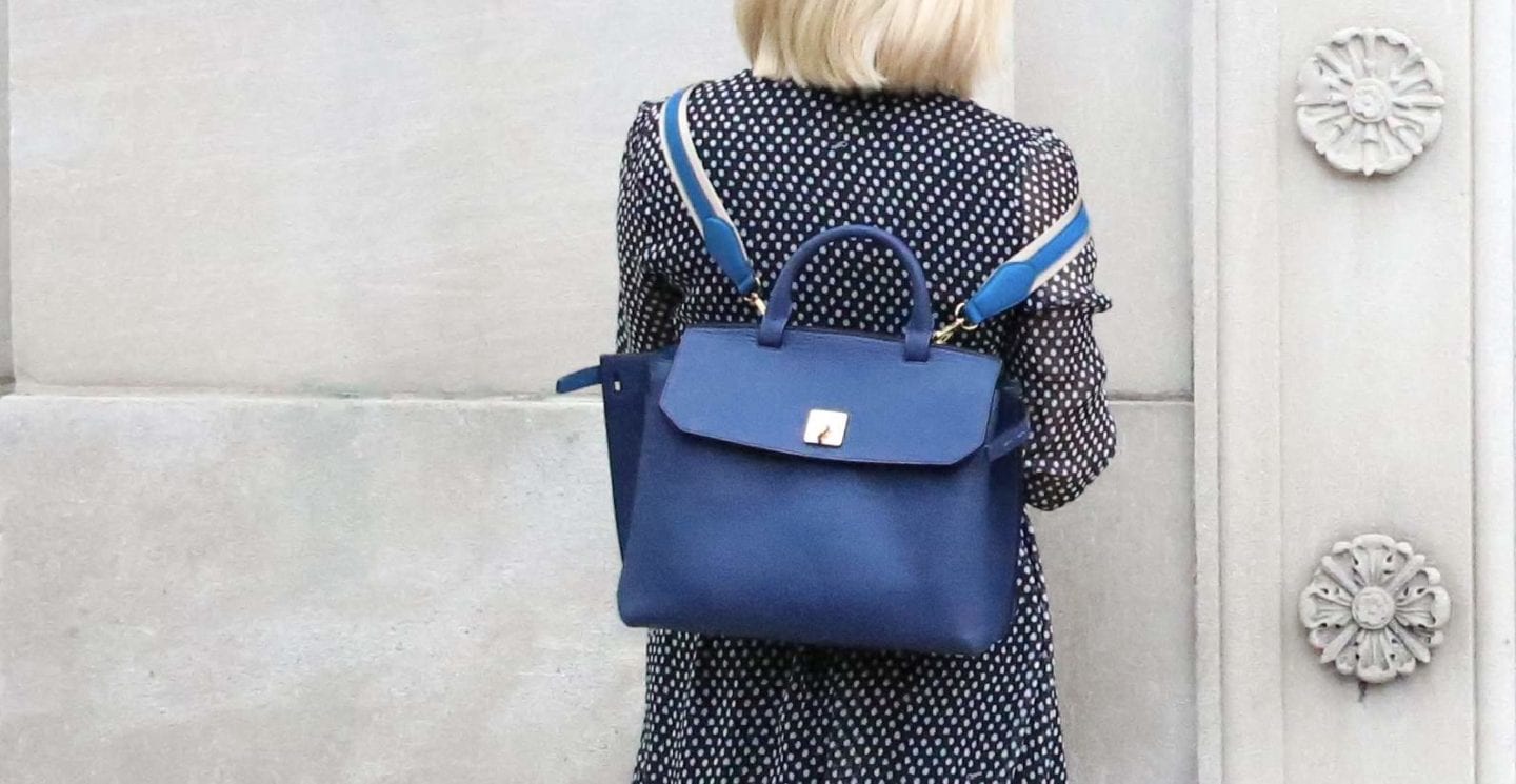 15 Fashionable Ways to Wear Backpacks - BlueGrayGal