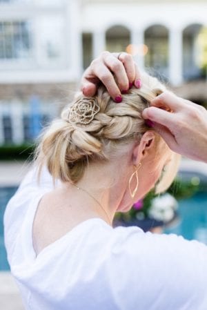 easy braid updo - bluegraygal