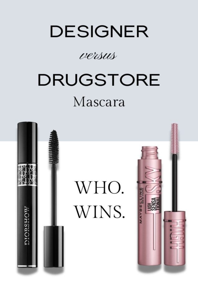Designer vs Drugstore Mascar: is this a Diorshow mascara dupe?